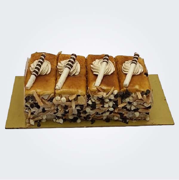 Malted Chocolate Cake Pastry Cut piece-8 Online | Just Bake