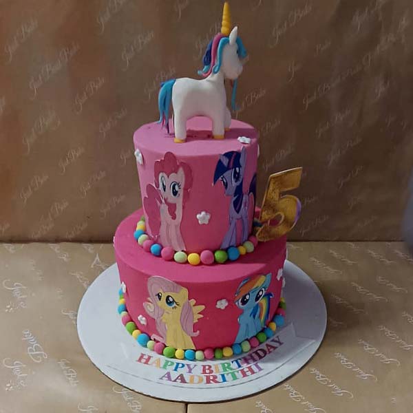 2 Tier Little Pony Cake | Just Bake
